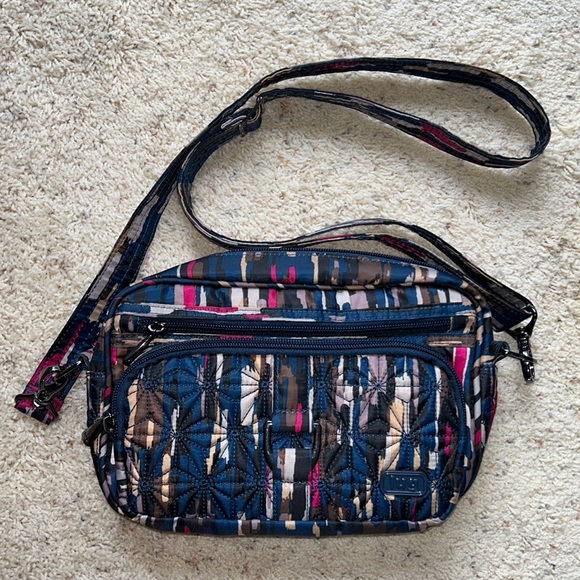 lug | Bags | Lug Carousel Riverwalk Navy Print | Poshmark